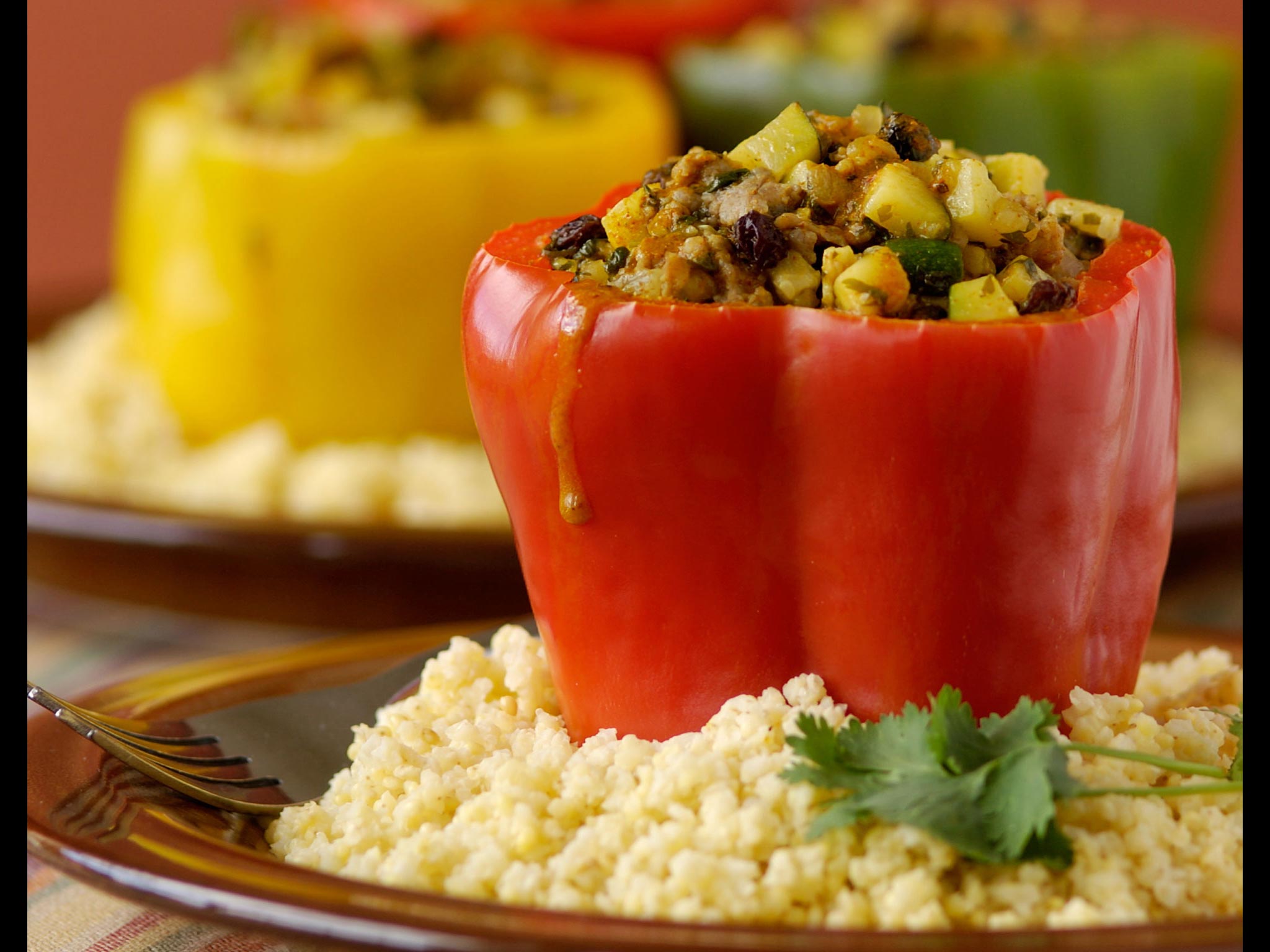 Recipe: Curried Stuffed Peppers | Whole Foods Market