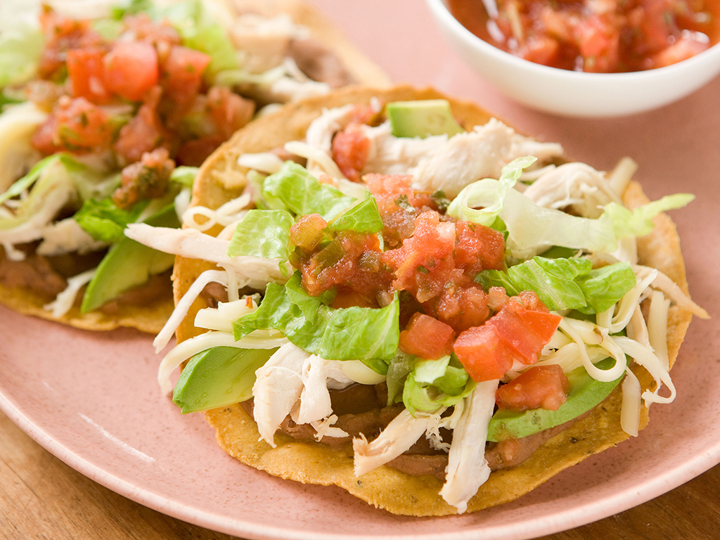 Chicken Tostadas