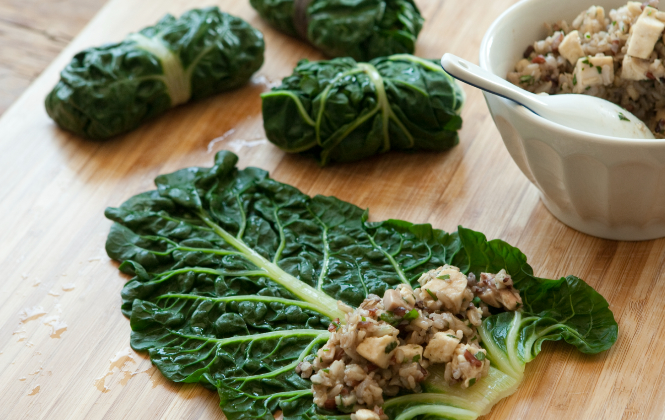 Recipe: Swiss Chard Stuffed with Goat Cheese and Rice | Whole Foods Market