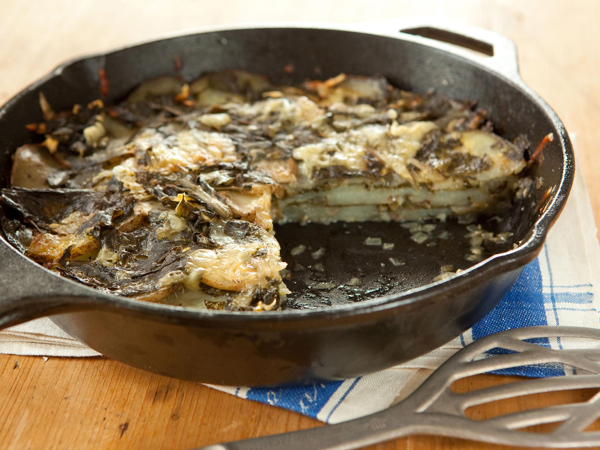 Recipe: Roasted Swiss Chard and Potato Cake | Whole Foods Market