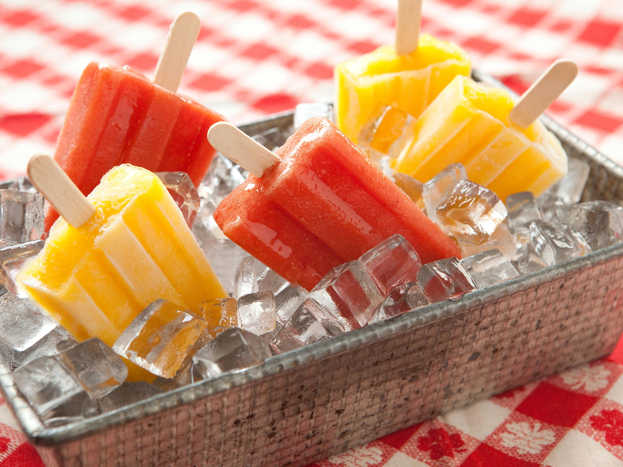 Recipe: Peach-Mango Pops | Whole Foods Market
