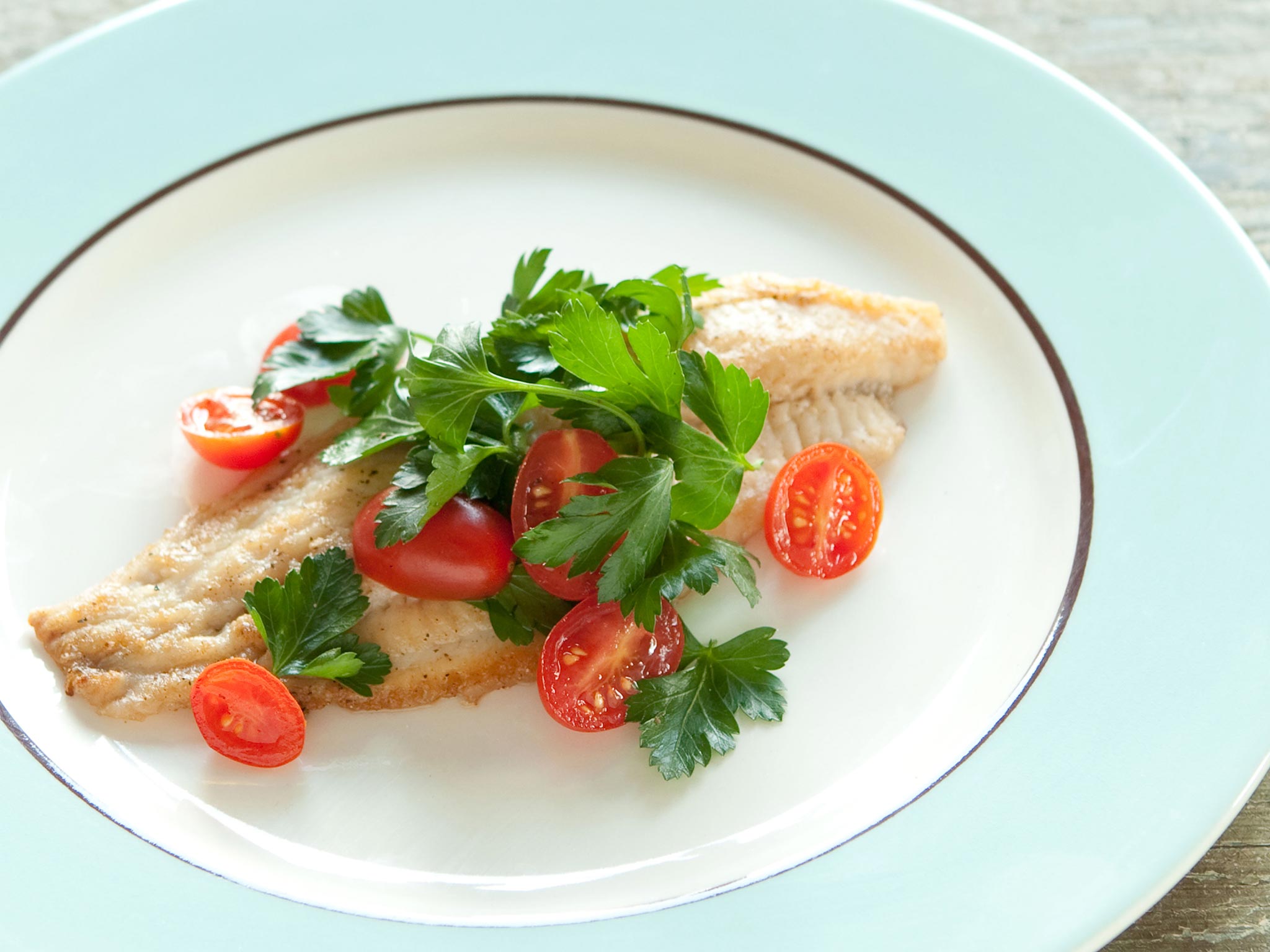 Recipe: Sautéed Catfish with Parsley and Tomato Salad | Whole Foods Market