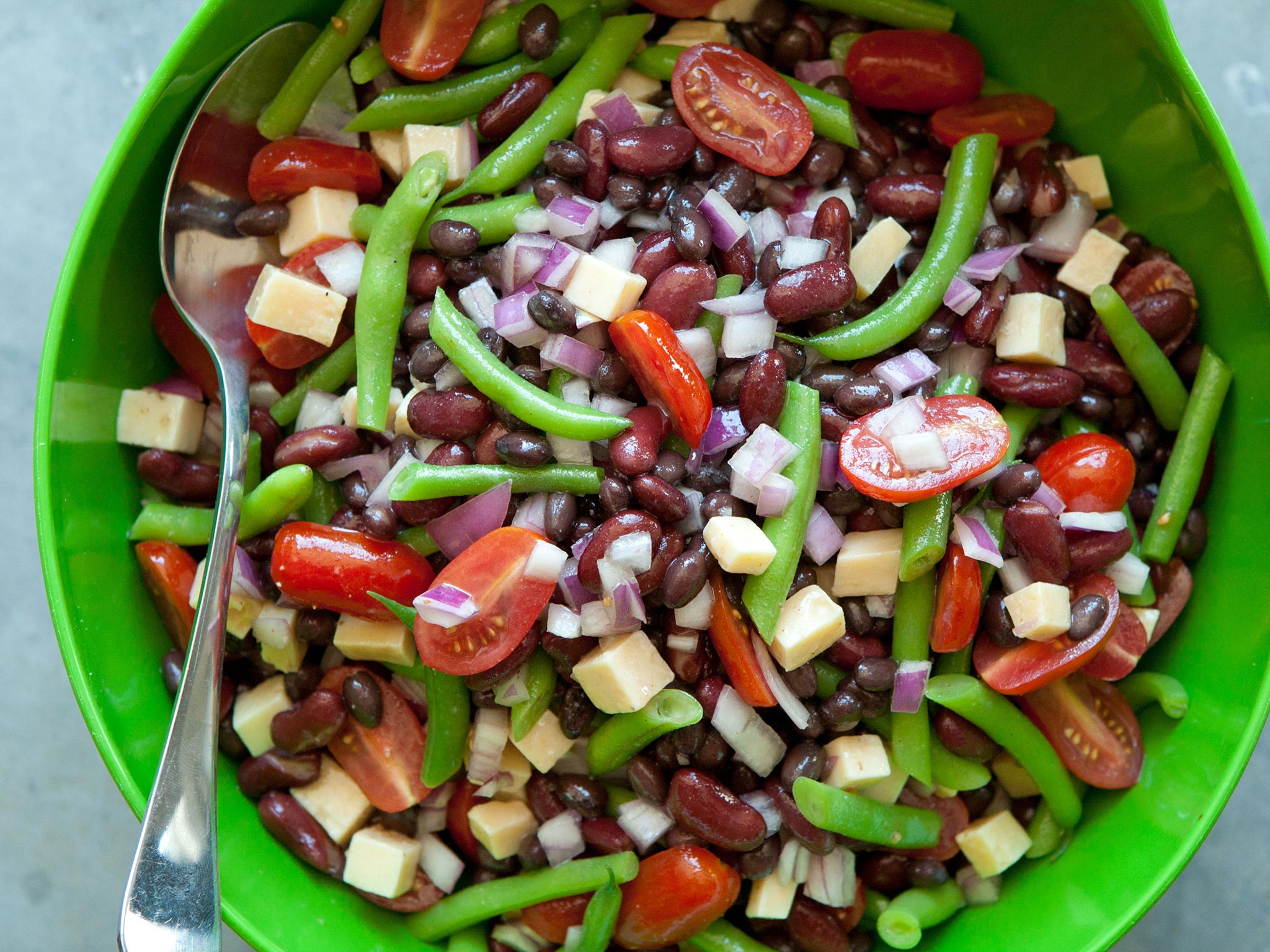 Recipe: Three-Bean Salad with Gouda | Whole Foods Market