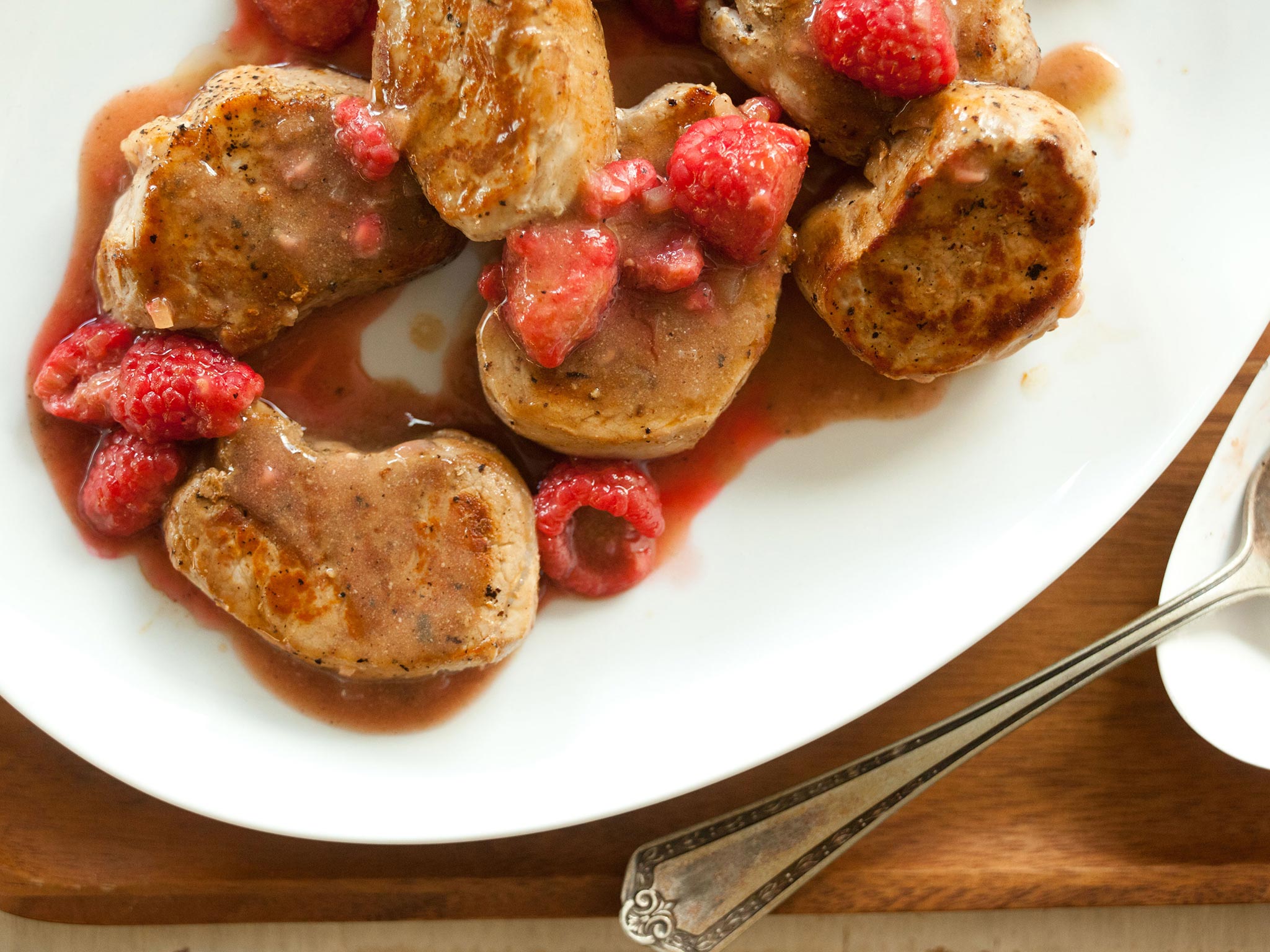 Recipe: Pork Medallions with Raspberry Sauce | Whole Foods Market