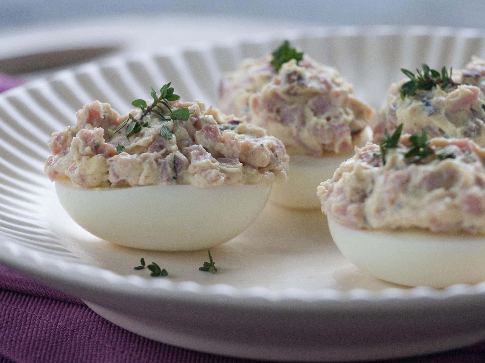 Recipe: Deviled Eggs with Ham | Whole Foods Market
