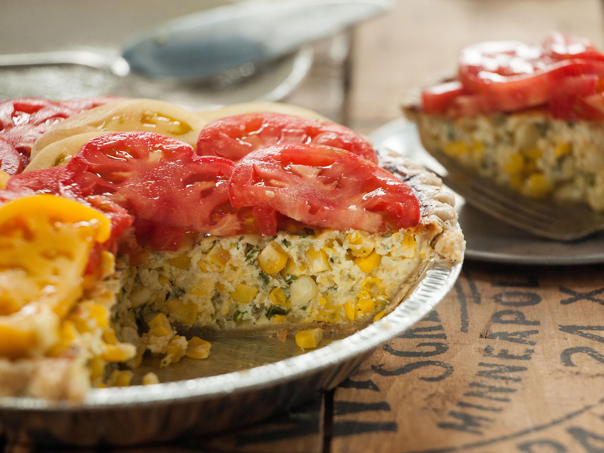 Recipe: Savory Corn Tart with Heirloom Tomatoes | Whole Foods Market
