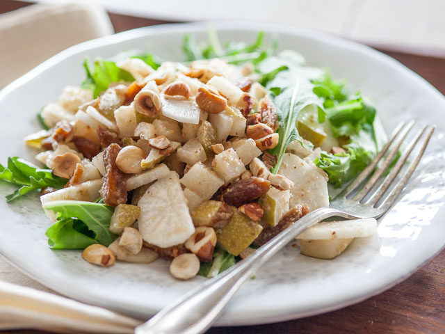 Recipe: Hazelnut-Pear Salad with Radishes | Whole Foods Market