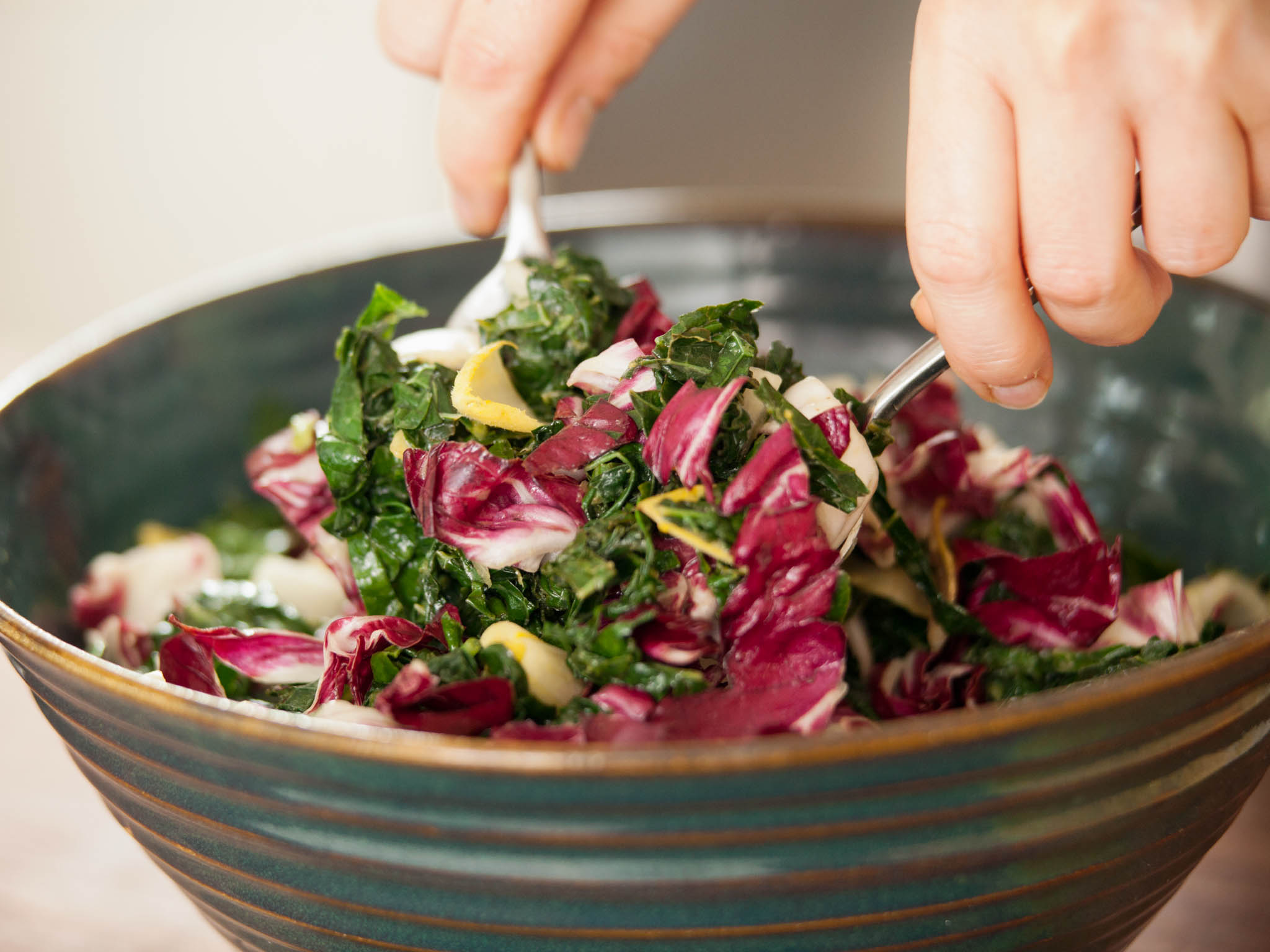 Recipe: Winter Greens with Roasted Citrus Vinaigrette | Whole Foods Market