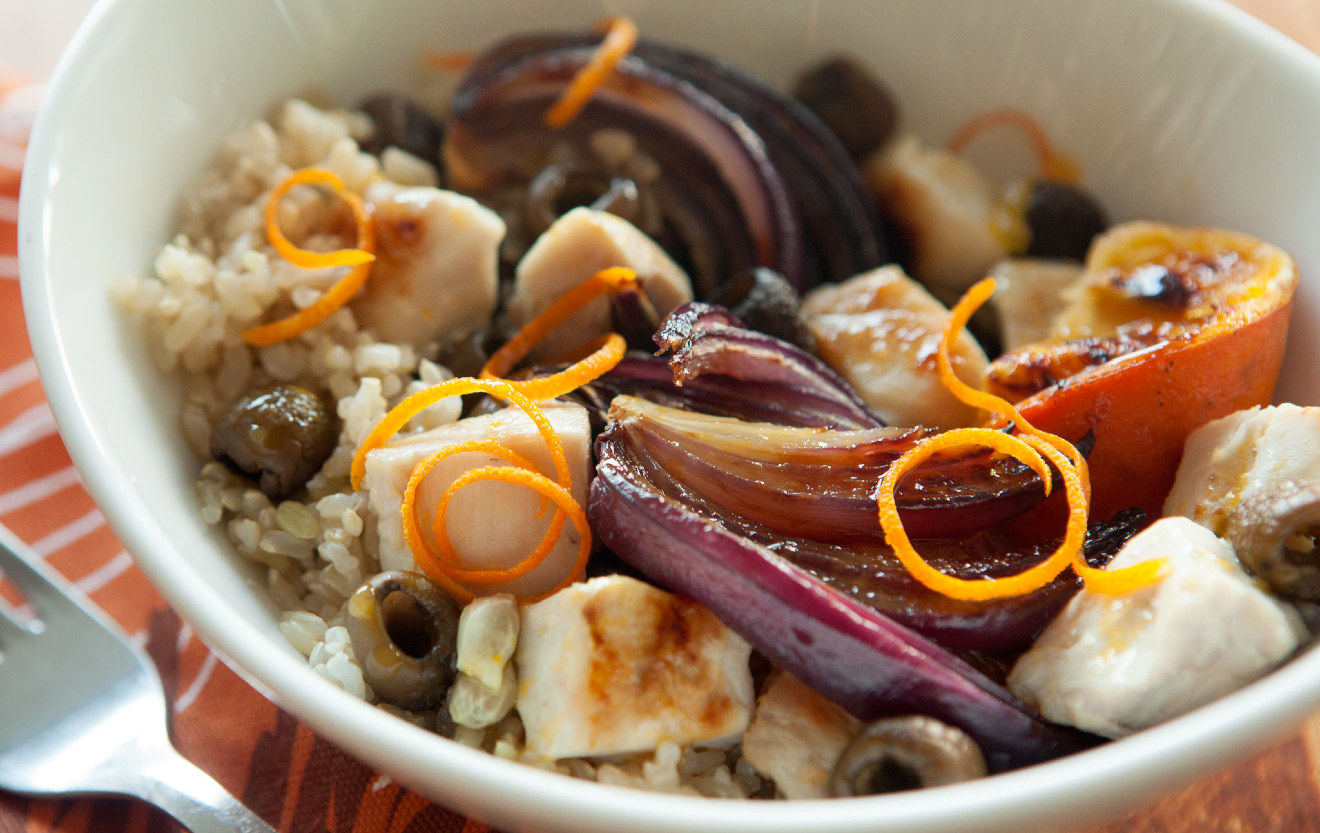 Recipe: Tangerine-Roasted Tuna with Green Olives | Whole Foods Market