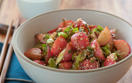 Recipe: Pan-Seared Radishes with Miso Sauce | Whole Foods Market