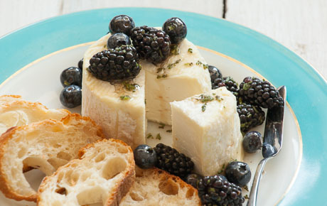 Recipe: Triple-Crème Cheese with Berries and Lavender | Whole Foods Market