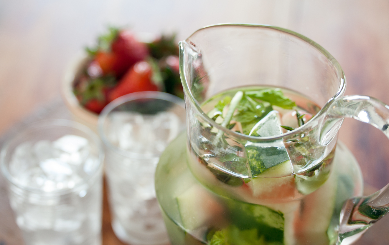 Recipe: Strawberry-Watermelon Water with Basil | Whole Foods Market