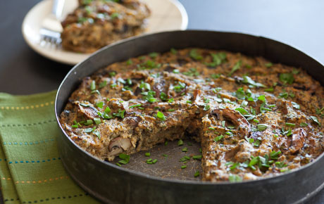 Recipe: Baked Mushroom-Polenta Pie | Whole Foods Market