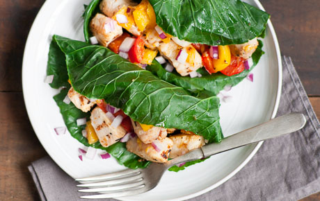 Recipe: Citrus-Roasted Paiche in Collard Wraps | Whole Foods Market